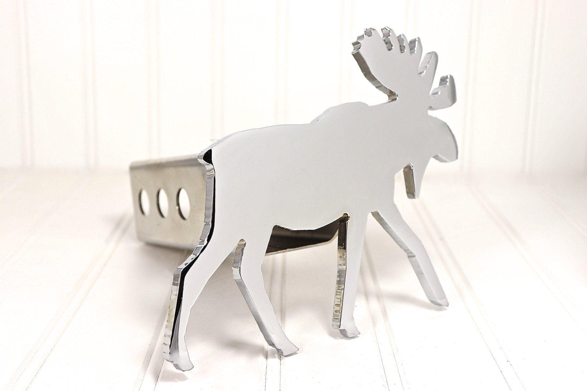 Chrome Moose Hitch Cover – Fits 2” Hitch Receiver – Free Shipping ...
