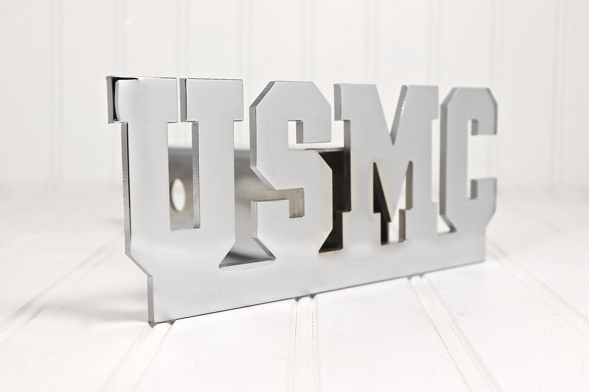 Chrome USMC Hitch Cover, Free Shipping – Custom Hitch Covers